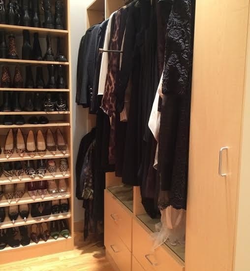 Maple Women’s Shoe Storage | Melanie Johnsons Closets